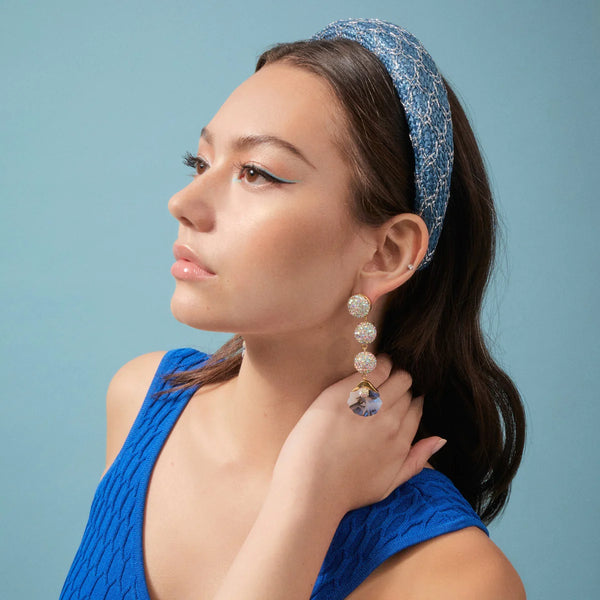 Pacific Abalone Shellona Pave Linear Earrings – Chic Streets