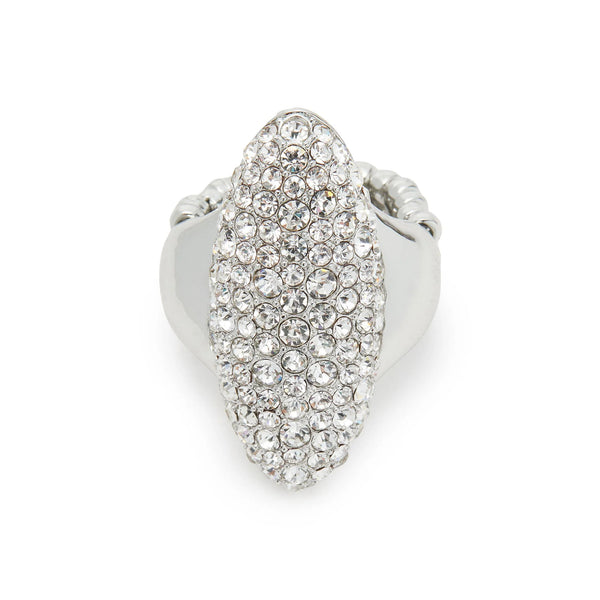 Crystal Pave Signet Ring – Chic Streets