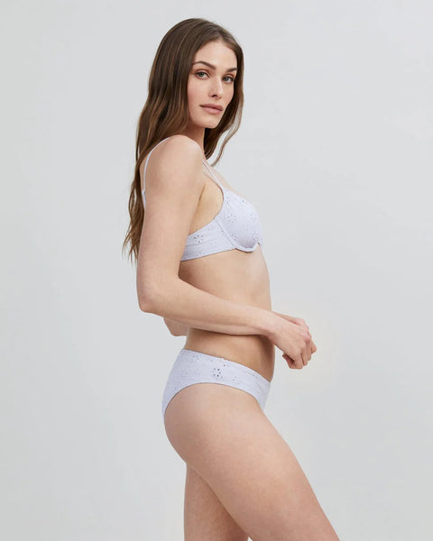 Daphne Eyelet Bikini Bottom ~ Lilac Pastel – Chic Streets
