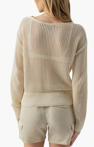 Open Knit Sweater ~ Muslin – Chic Streets