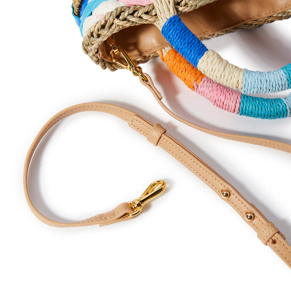 Maya Straw Mini Tote ~ Coastal Sunrise – Chic Streets